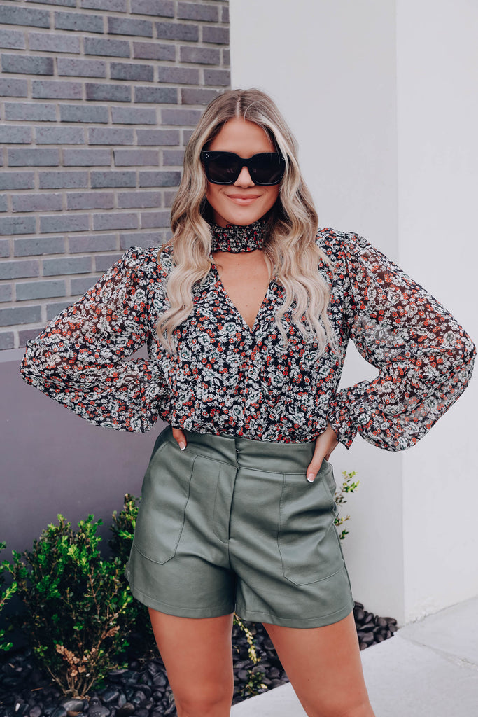 Zinnia Chiffon Bodysuit - Multi – Whiskey Darling Boutique