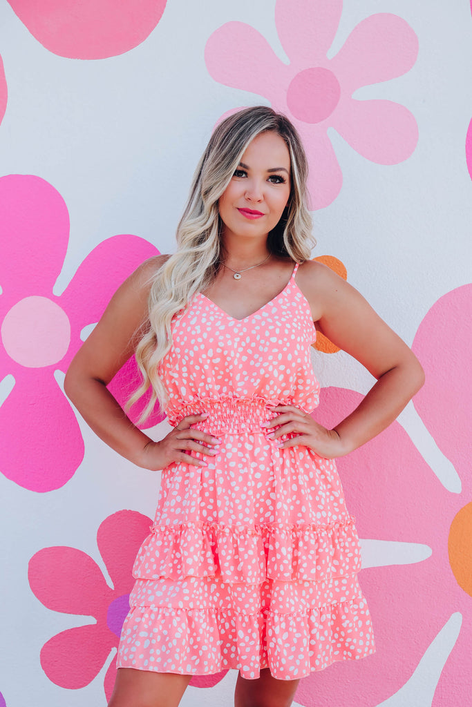 In Your Sights Dot Dress – Whiskey Darling Boutique